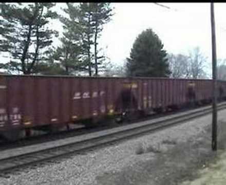 BNSF 4386 East - Ore Train with DPU - YouTube