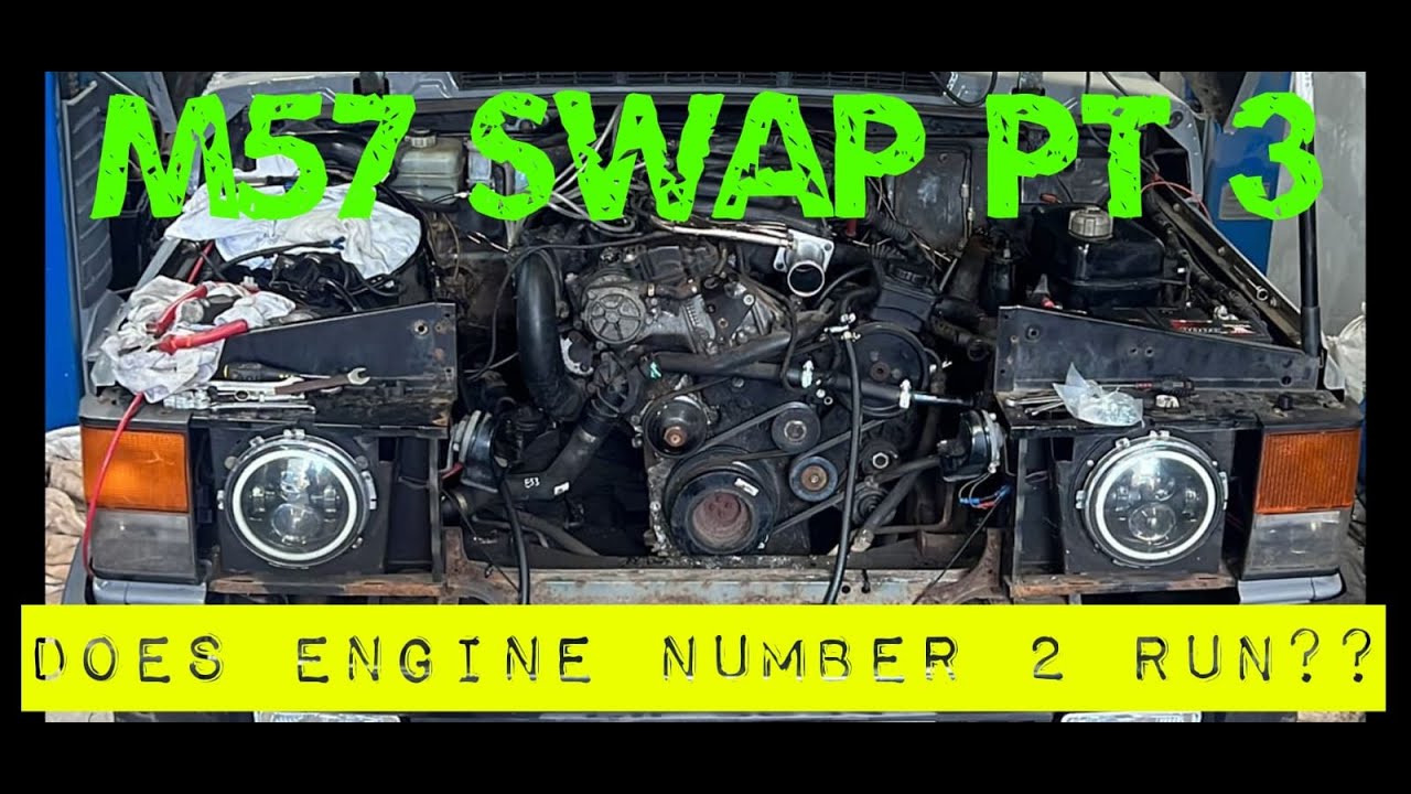 rrc m57 swap part 3 does engine nb 2 run - YouTube