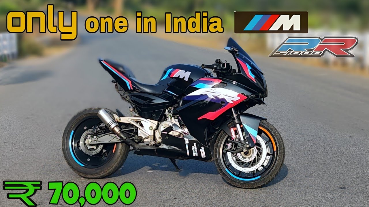 Only One In India Pulsar 220f Modified Like a Super Bike BMW m1000 RR # ...