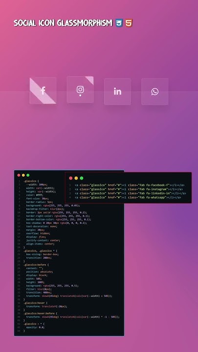 Social Icon Effect Using Html And Css Coding Webcoding Webdevelopment Css Html Htmlcss