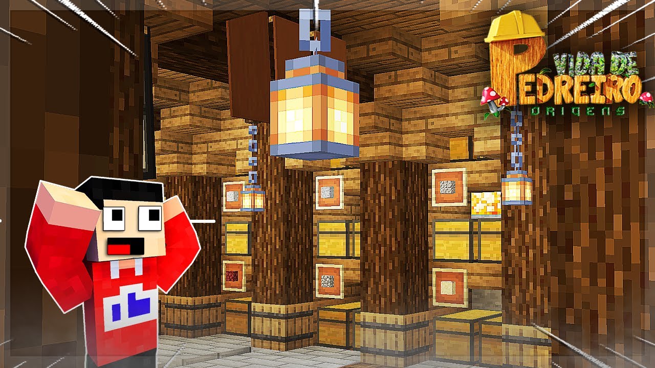 MEU ESTOQUE SECRETO #12 -VIDA DE PEDREIRO ORIGENS (MINECRAFT SURVIVAL 1 ...