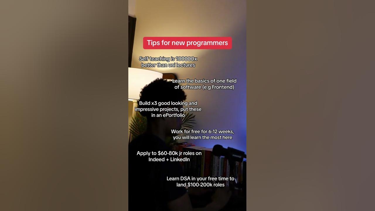 Tips For New Programmers - YouTube