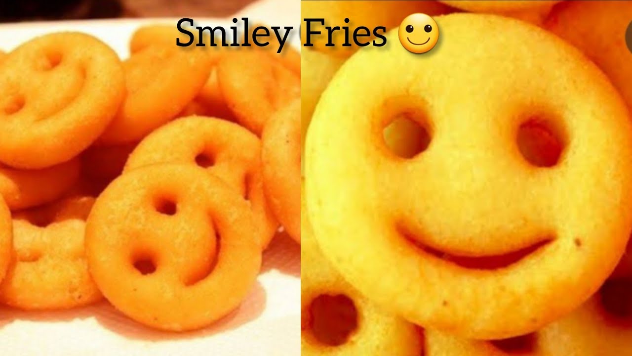 Korean Potato Smiley | Crispy French Fries Snack | Homemade Smiley ...