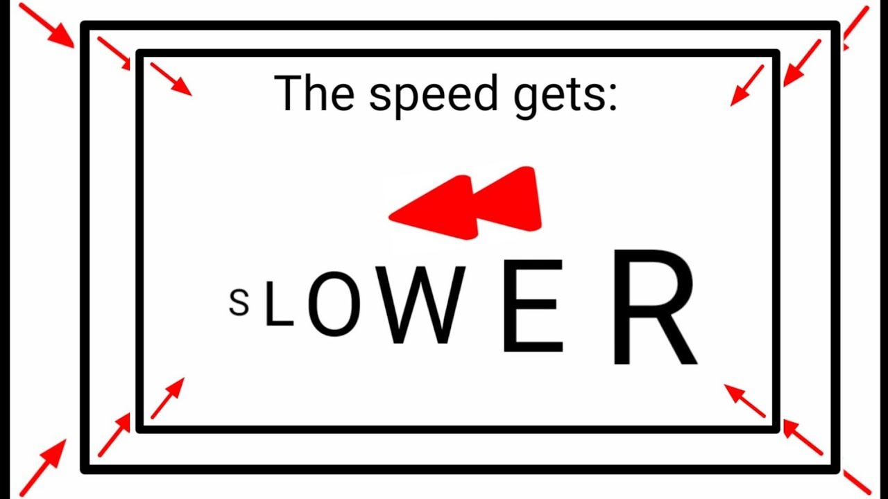 The Speed will get SLOWER every 5 seconds of this video - YouTube