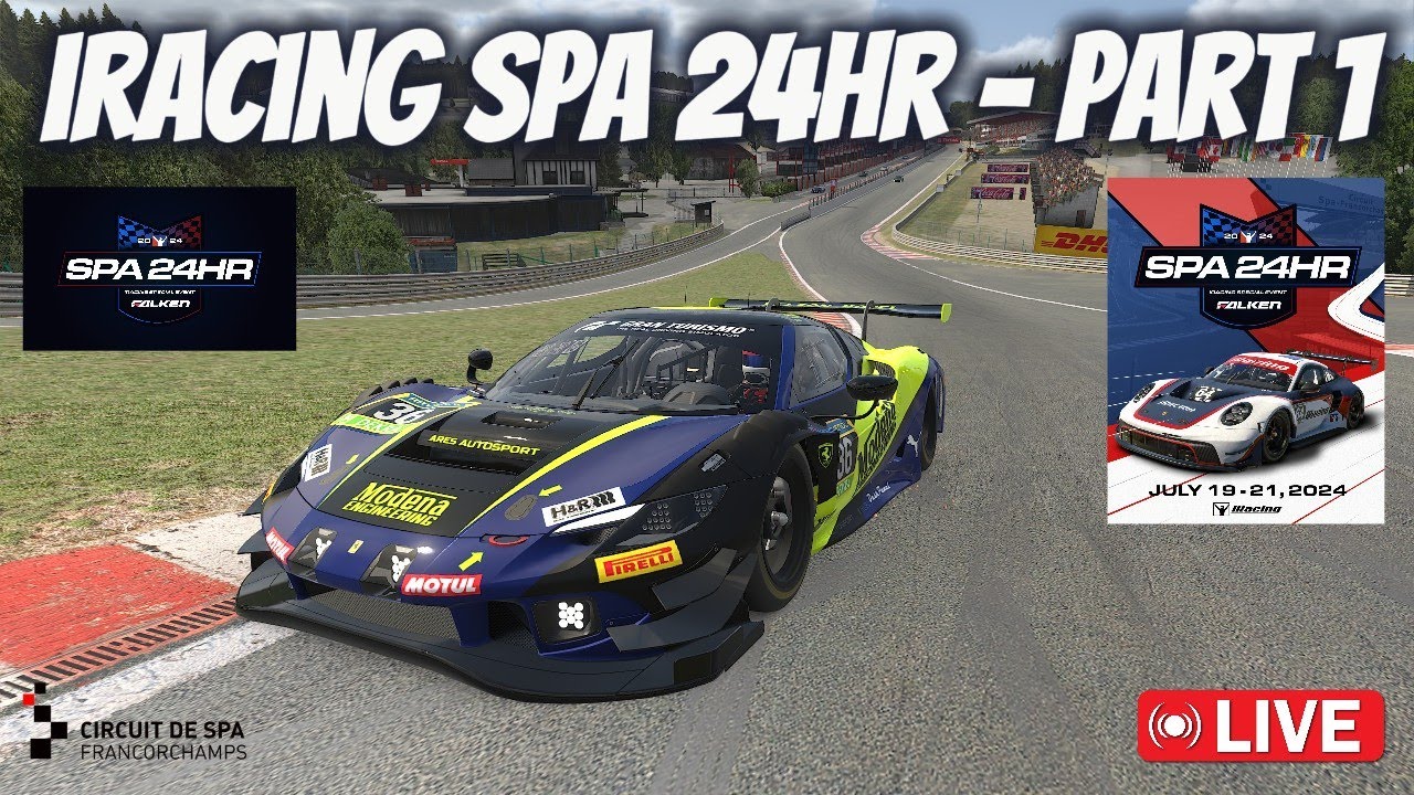 iRacing SPA 24HR! - Part 1 - YouTube