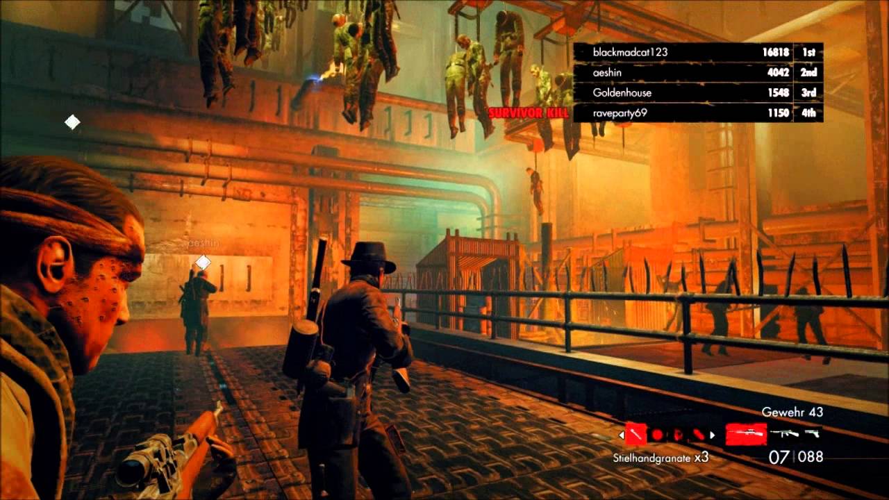 Nazi Zombie Trilogy 4 player coop Longplay - Army of Darkness Part 1 ...