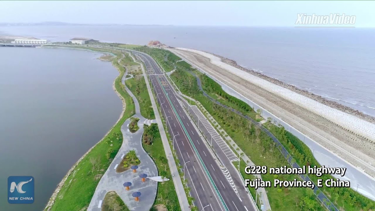 China's "most beautiful" national highway starts operation - YouTube