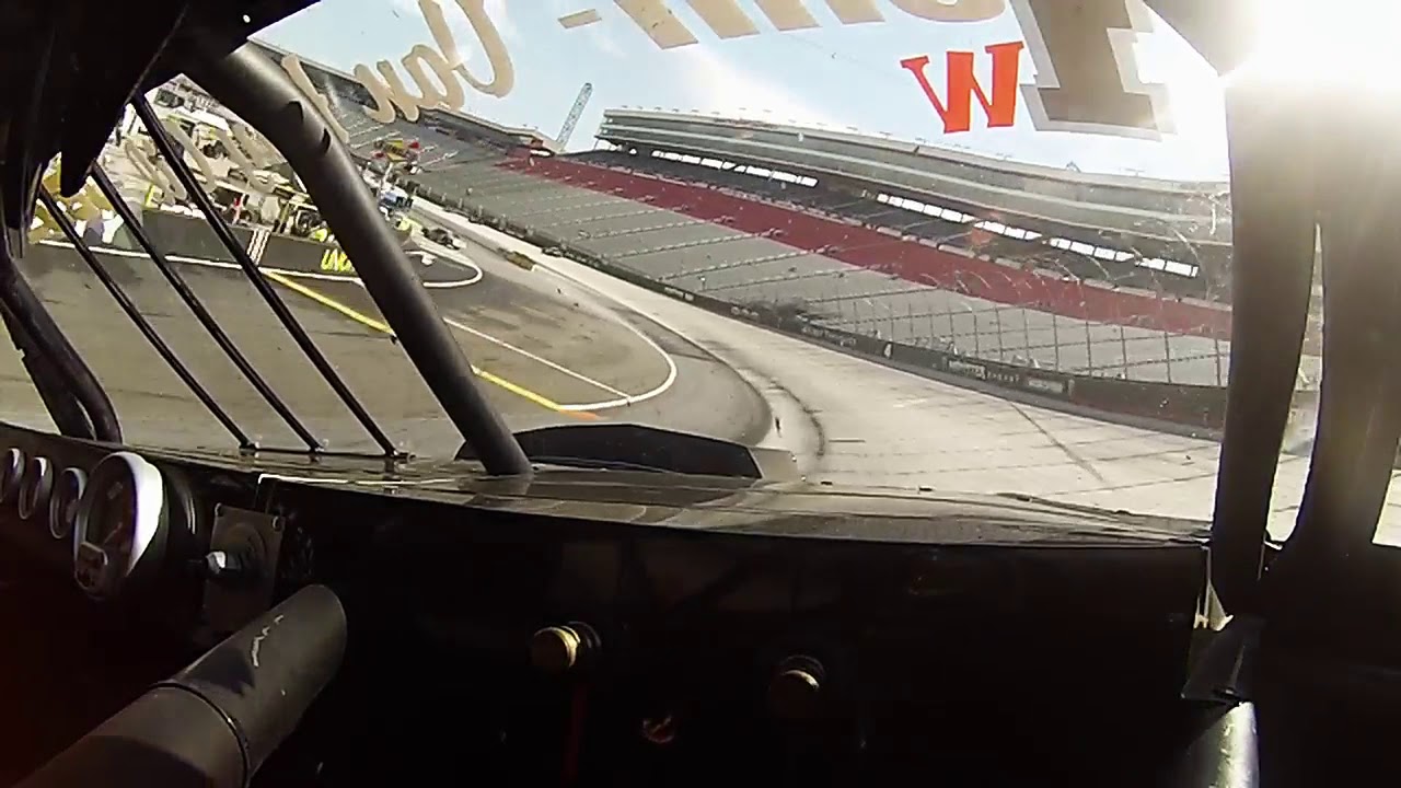 (IN CAR CAMARA) JAMIE WHITT #1 IRON HORSE RACING CAMARO BRISTOL MOTOR ...