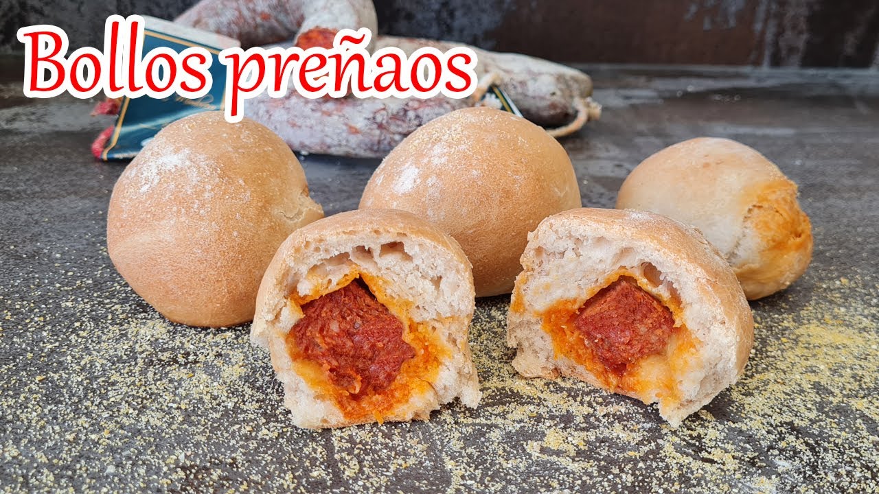 Pan relleno de chorizo crujiente y rico - YouTube