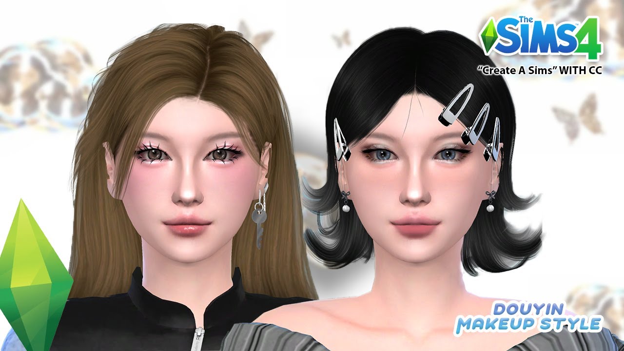DOUYIN Y2K LOOK CAS | THE SIMS 4 - YouTube