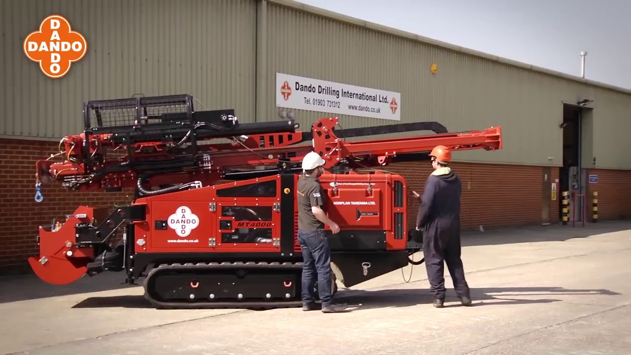 Dando Multitec 4000 MK3 Multipurpose Drilling Rig - YouTube