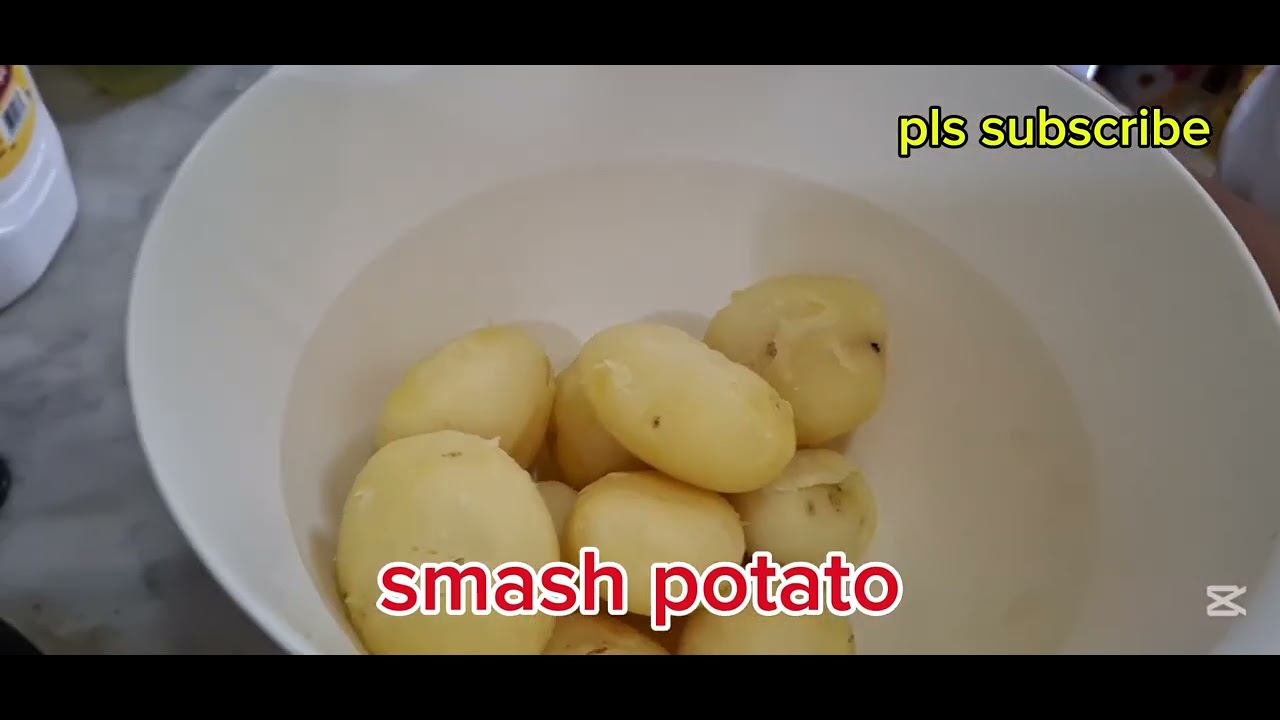 Smash potato simple snack - YouTube