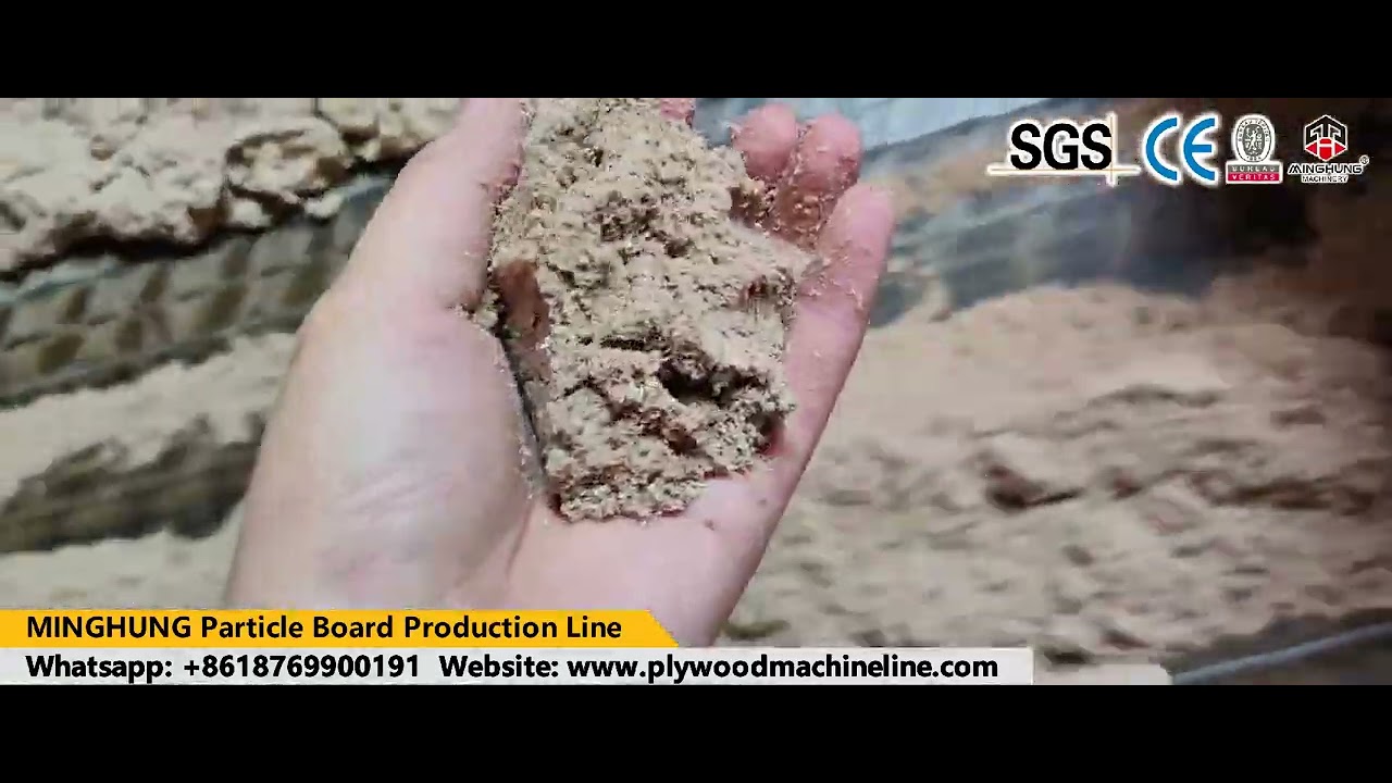 Chipboard Making Machine Line - YouTube