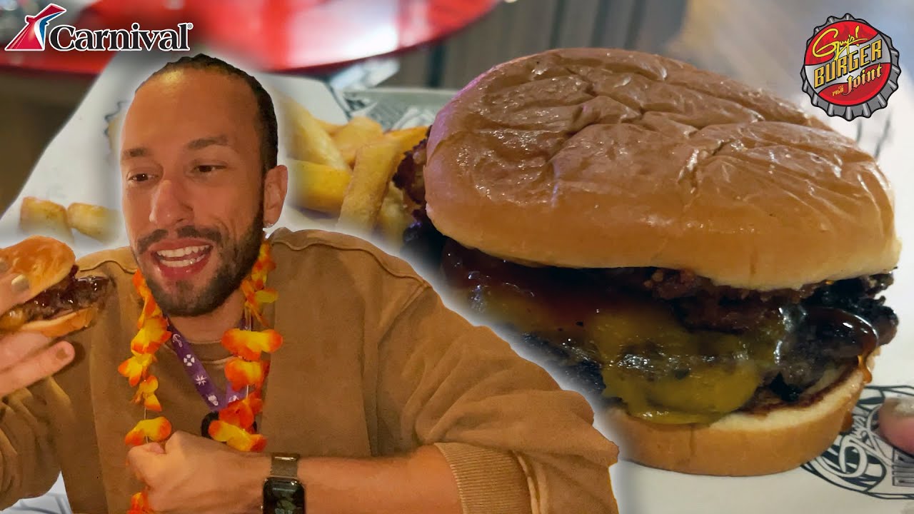 FIRST TIME Trying Guy's Burger Joint on Carnival Cruise (The Ringer ...