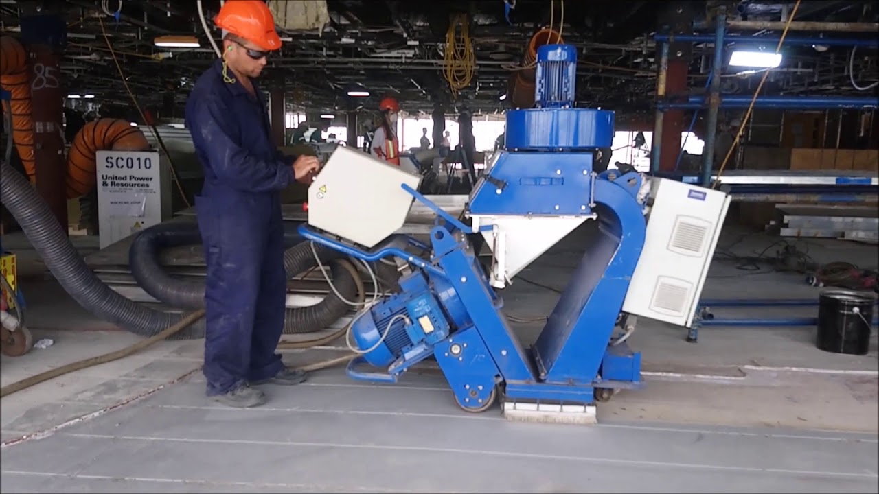 deck blasting - YouTube