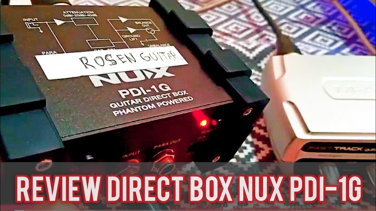 NUX PDI 1G Direct Box-Sound Demo & Review (Indonesia) by Karty Rosen ...