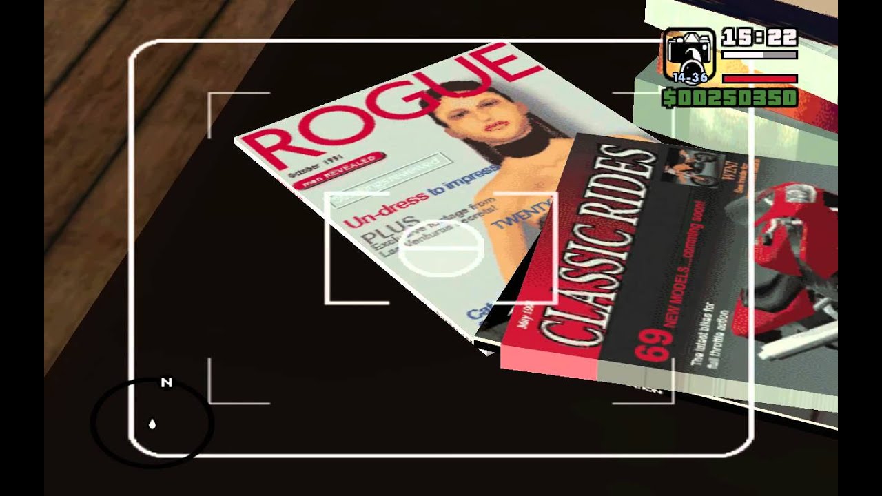 GTA San Andreas : Vogue Magazine - YouTube