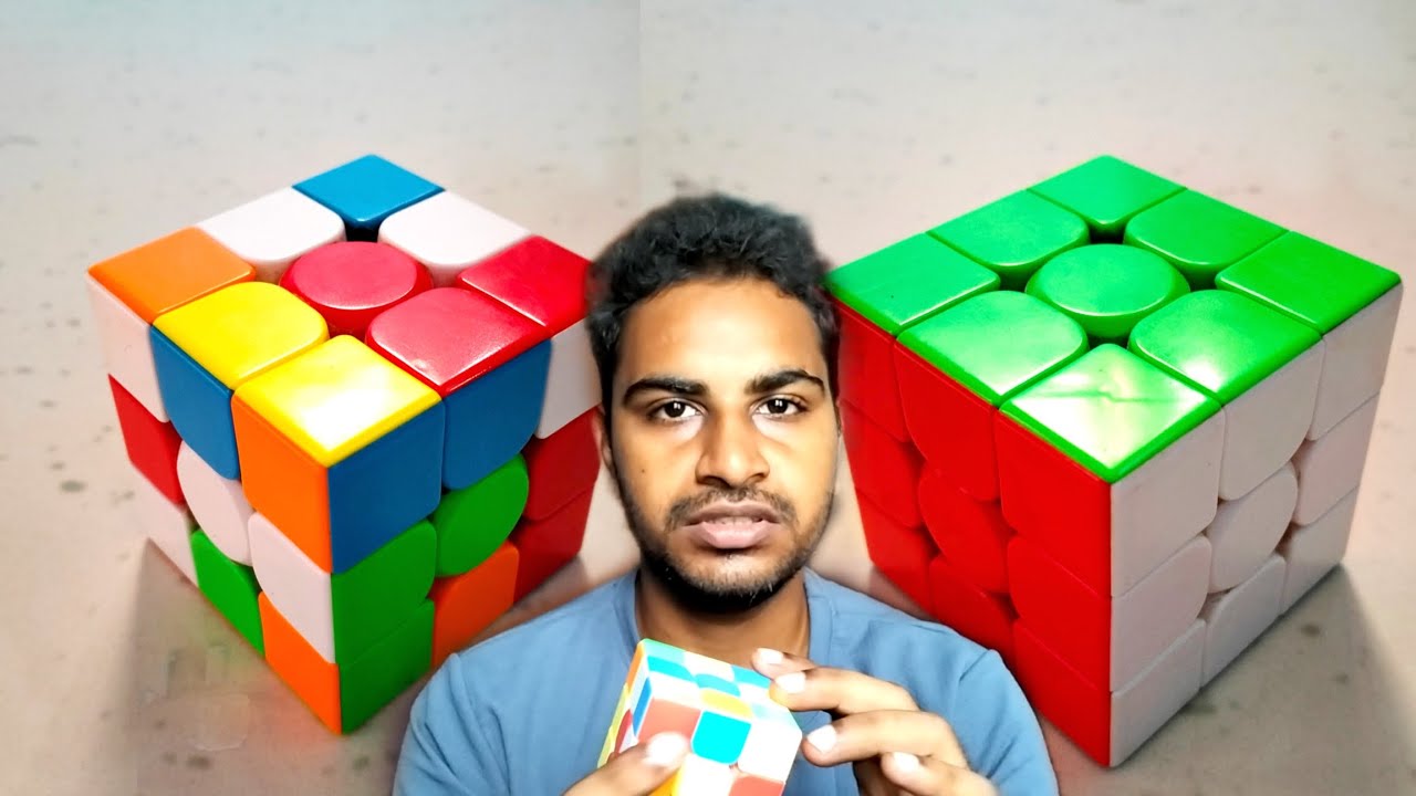 Solving a Rubik's cube/colour cube - YouTube