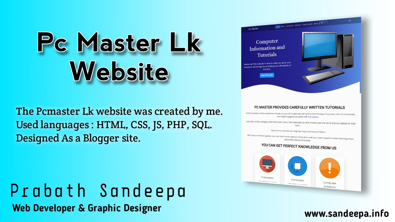 Pc Master Lk Website - YouTube