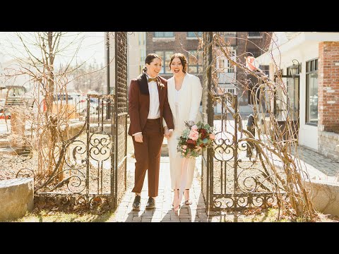 Kiss of Leather Styled Wedding Shoot at The White Room