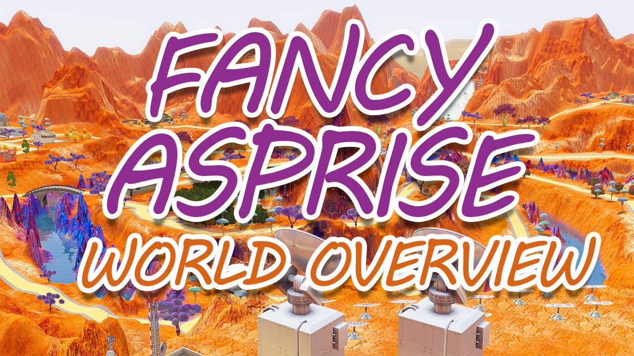 AMAZING ALIEN WORLD!! Fancy Aspire The Sims 3 World Overview - YouTube