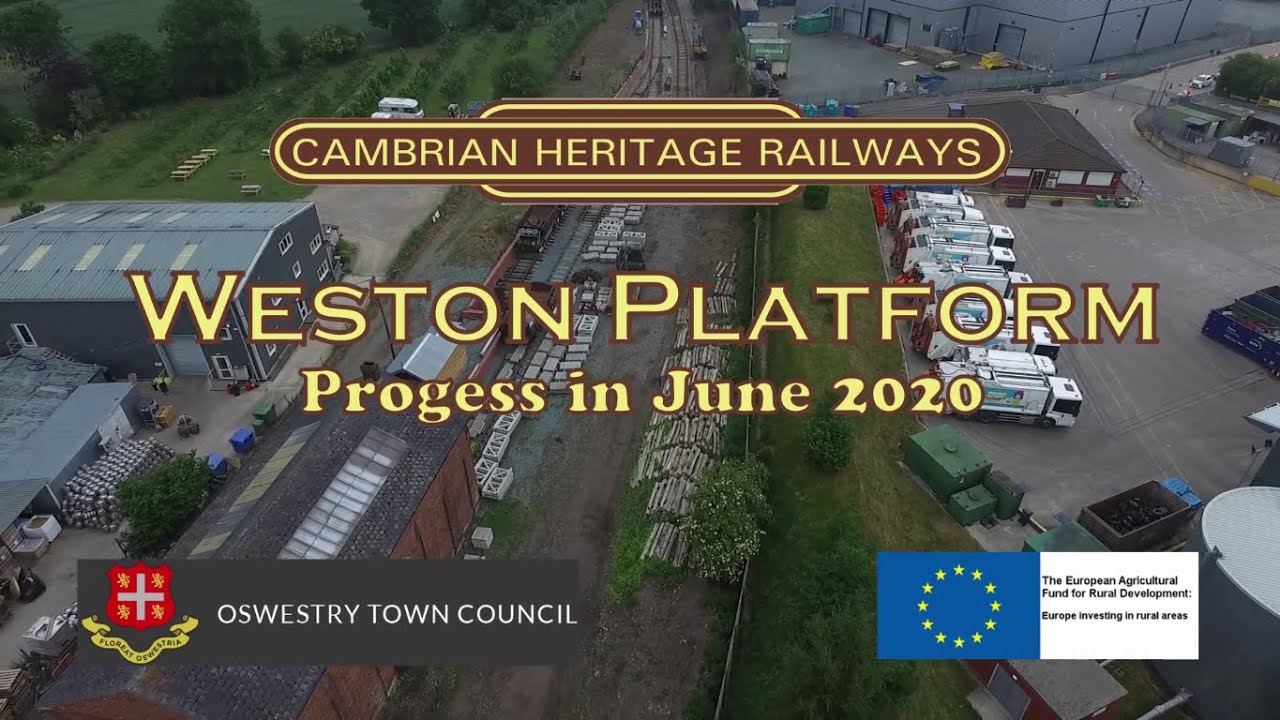 Cambrian Heritage Railways Weston Wharf station - YouTube