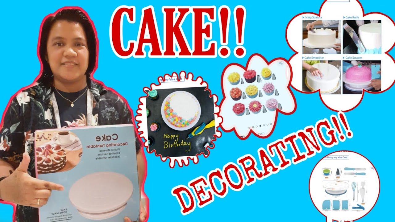 GAMIT SA|PAG GAWA|| NG CAKE!!LETS UNBOX|&REVIEW!! - YouTube