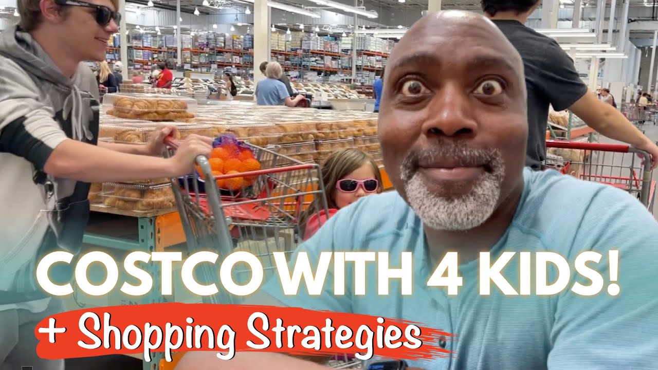 COSTCO HAUL WITH FOUR KIDS | DAD’S SHOPPING STRATEGY - YouTube