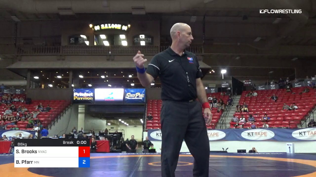 86 Kg 3rd Place Samuel Brooks NYAC HWC Vs Brett Pfarr Minnesota Storm ...
