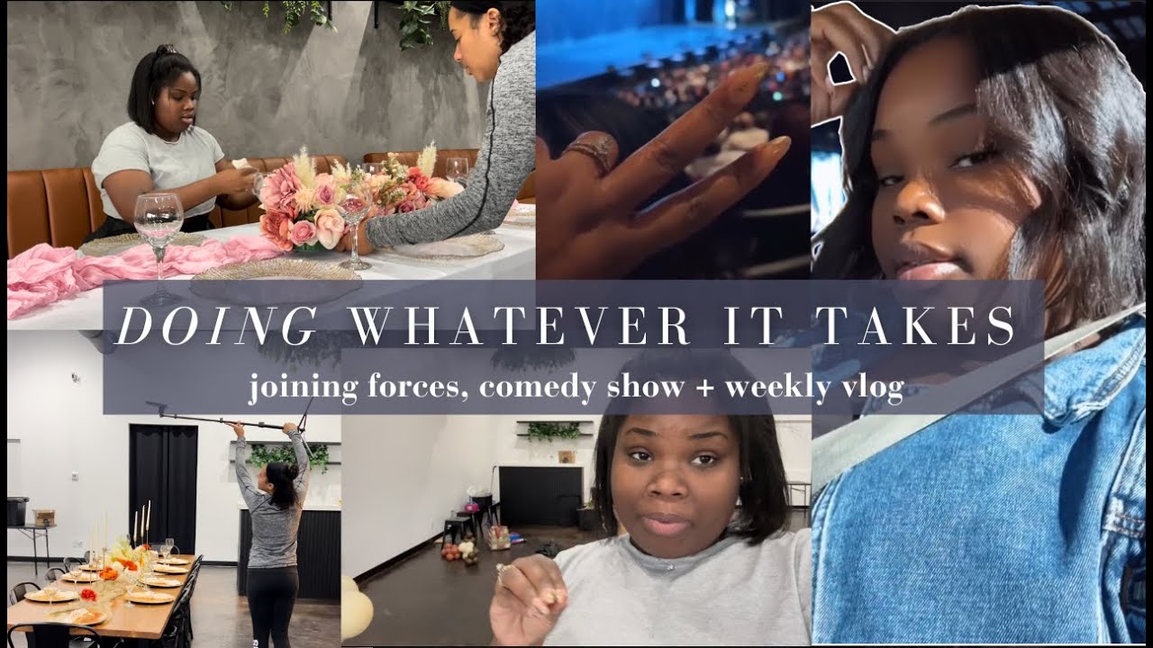 Collaborating with a DECORATOR | Going to a wack COMEDY SHOW | Grind ...