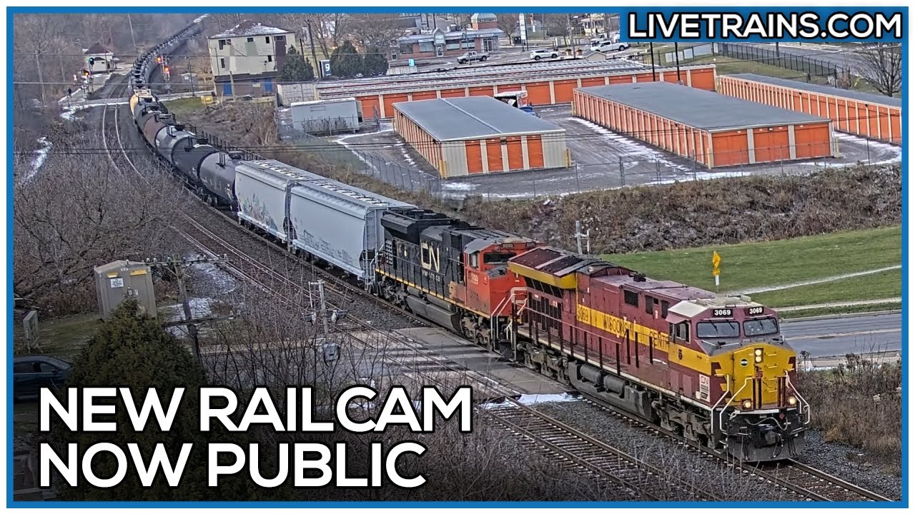 NEW Railcam NOW PUBLIC | Ingersoll Ontario - YouTube