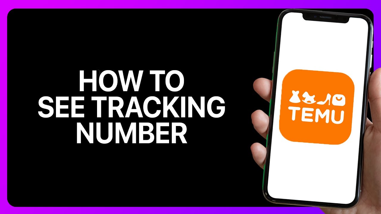 How To See Temu Tracking Number Tutorial - YouTube