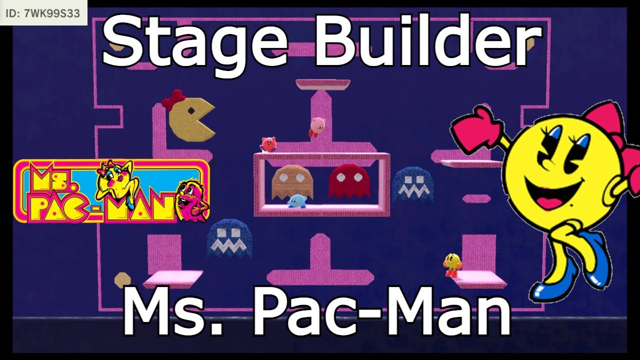 Super Smash Bros. Ultimate - Stage Builder - "Ms. Pac-Man" - YouTube