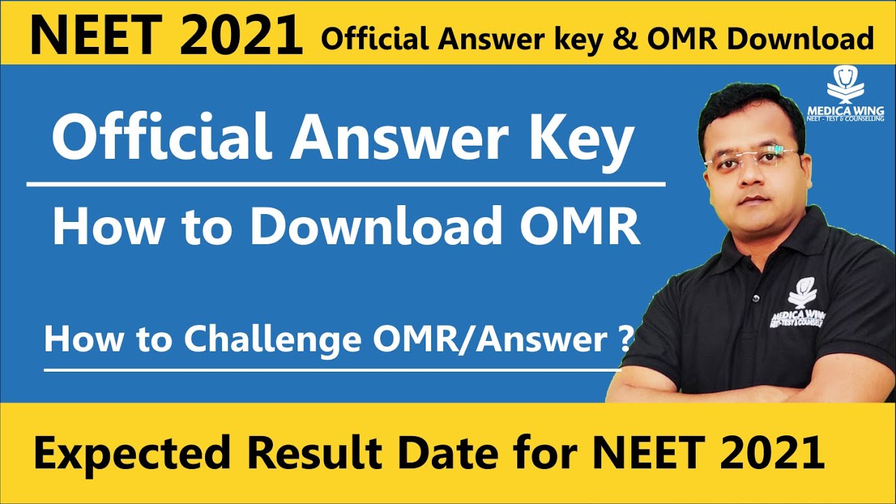 NEET 2021 Official Answer Key By NTA NEET 2021 Answer Key OMR Sheet neet-2021-official-answer-key-by-nta-neet-2021-answer-key-omr-sheet