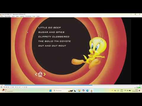 DVD Menu Looney Tunes Super Stars: Road Runner & Wile E. Coyote - Supergenius Hijinks (2011)