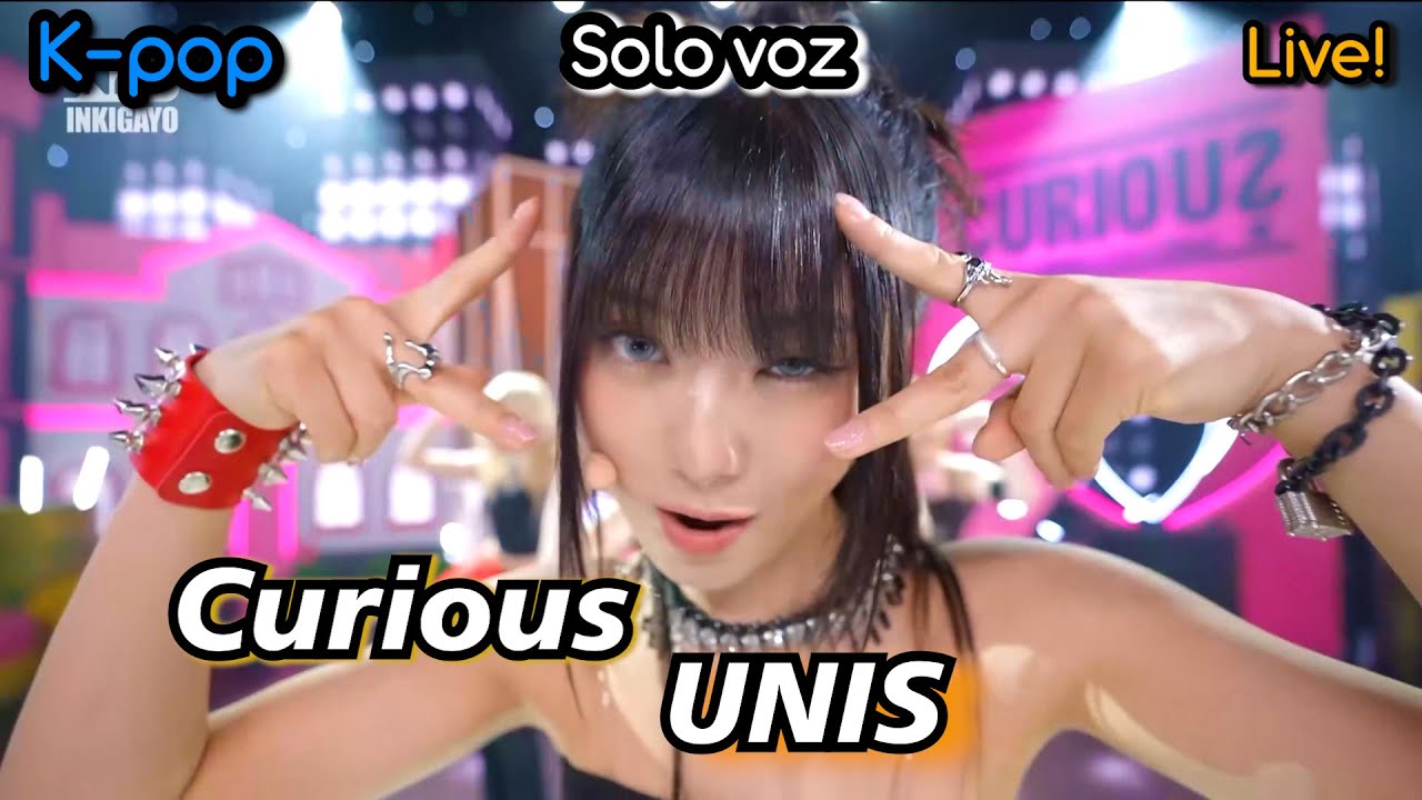 UNIS - CURIOUS [SOLO VOCES EN VIVO INKIGAYO] 2024 08 11 - YouTube