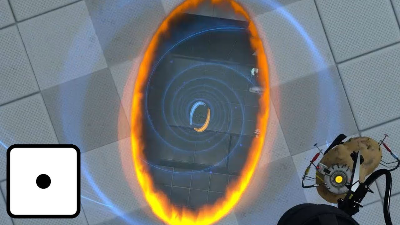 Floating Through Portals // PORTAL 2 - YouTube