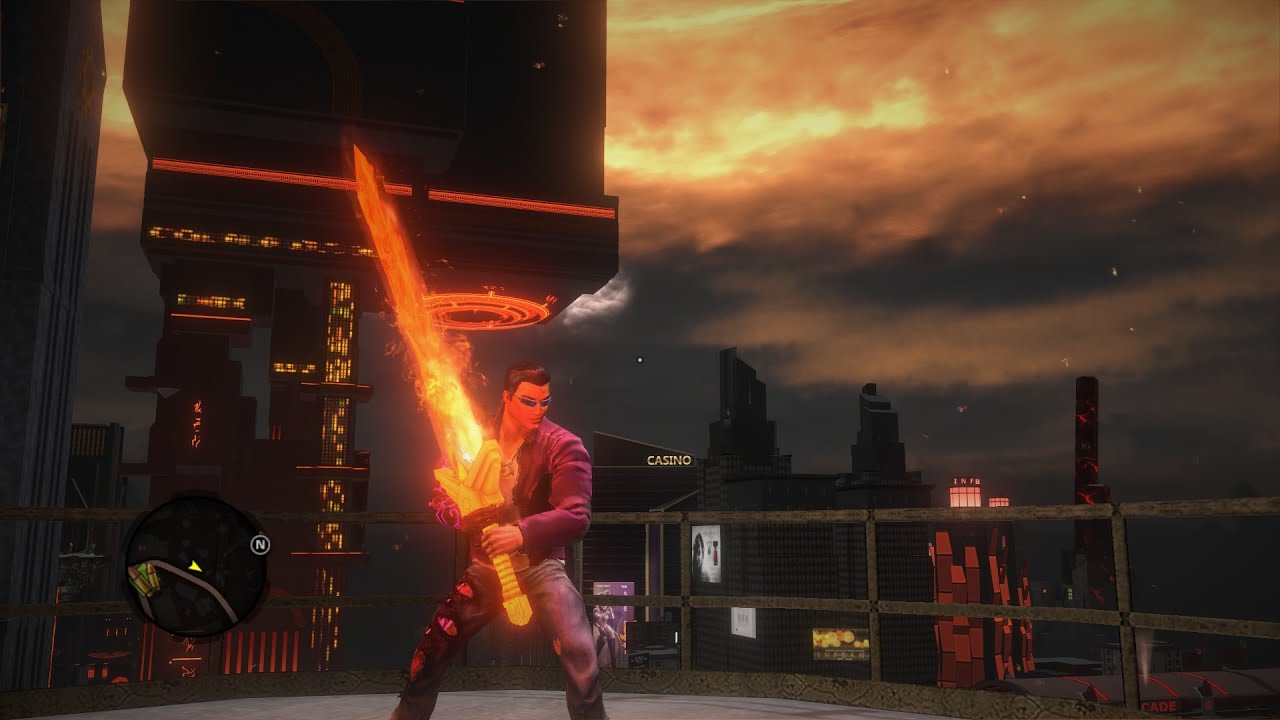 Saint Row IV Re Elected Gat Out of Hell fire sword full upgrade in ...