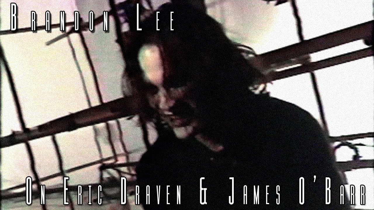 Brandon Lee on The Crow comic and James O'Barr - YouTube