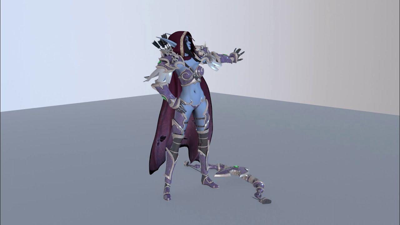 Sylvanas Game Animation Set Youtube