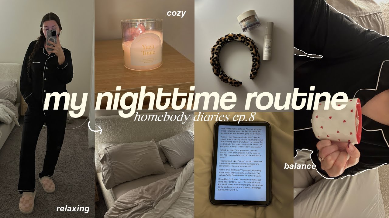 *cozy era* NIGHT ROUTINE ꣑ৎ realistic + healthy habits + relaxing ...