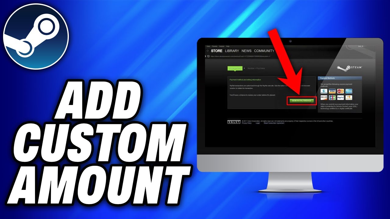 How To Add Custom Amount To Your Steam Wallet (2025) - Easy Fix - YouTube