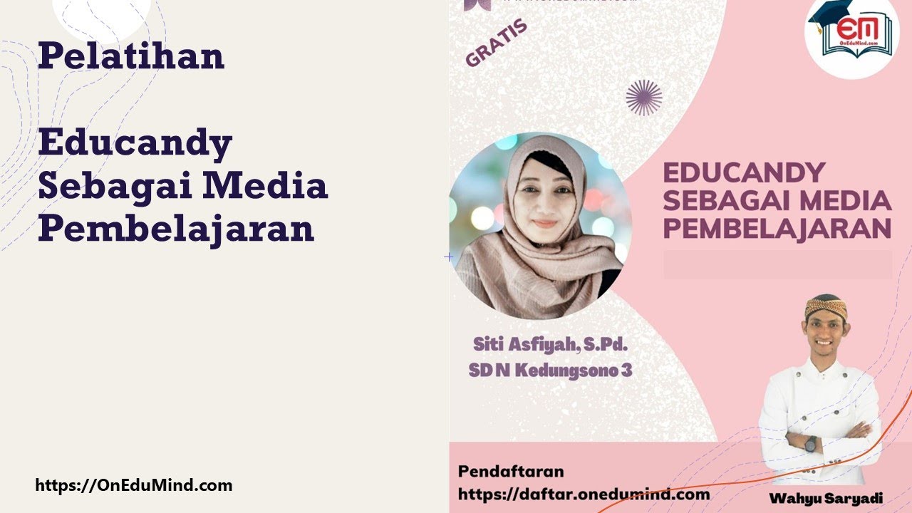 Pelatihan Mebuat Media Pembelajaran dengan Educandy - YouTube