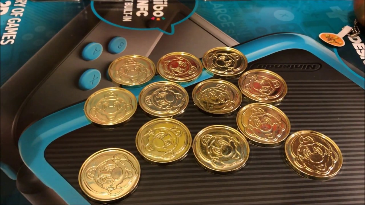 Opening a pack of SUPER MARIO GOLD COINS (Mario Party Favors) - YouTube