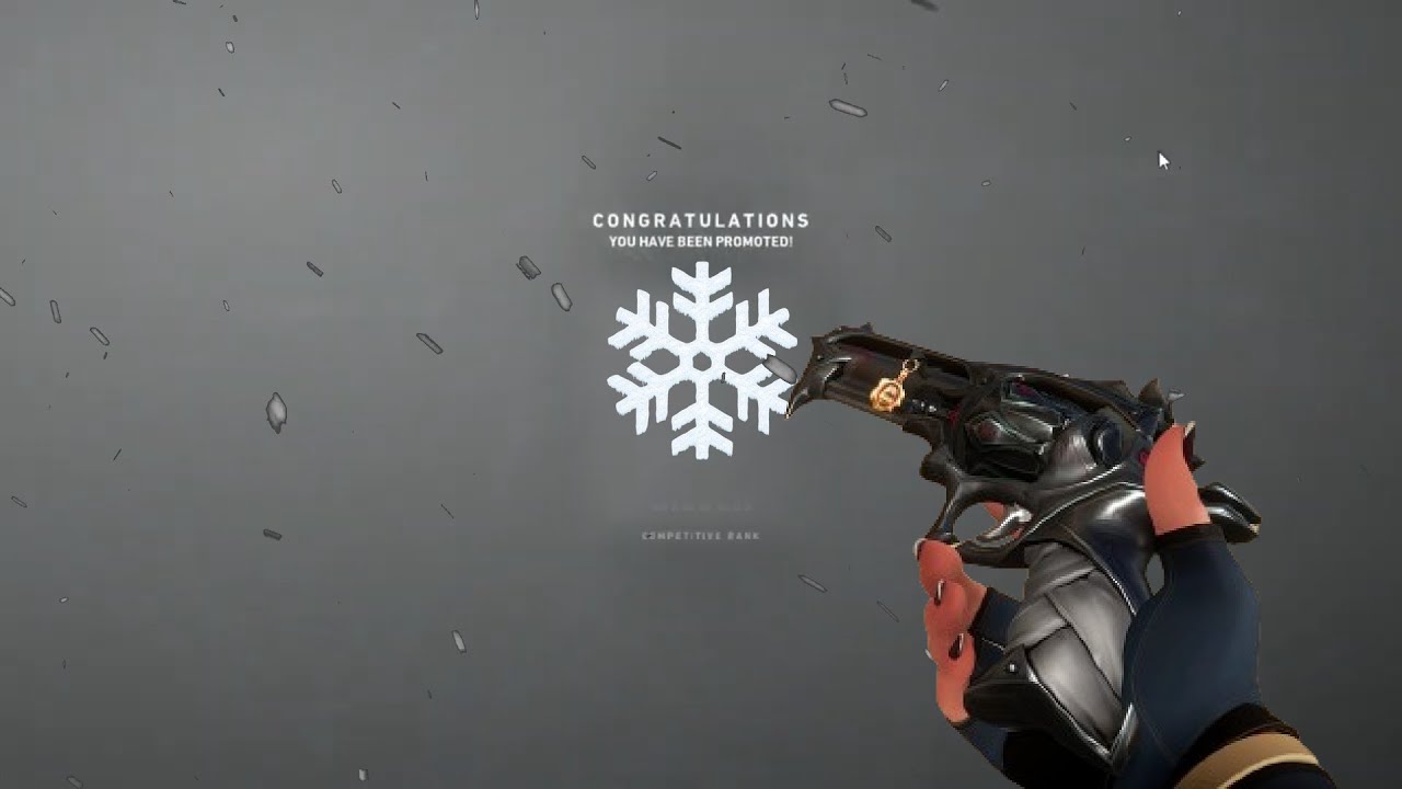 I finally hit Snowflake rank in VALORANT(Christmas Montage) - YouTube