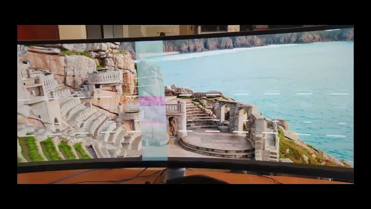 Faulty Monitor Samsung S49A950UIU - YouTube