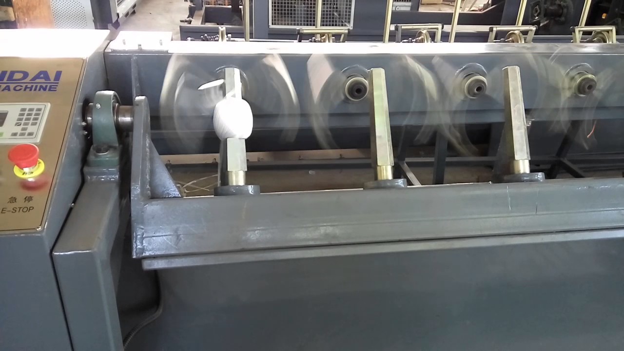Jute PP Sisal twine ball winding machine - YouTube