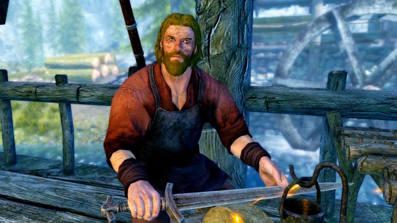 Alvor's lines for not elf and elf protagonist. Skyrim Anniversary ...