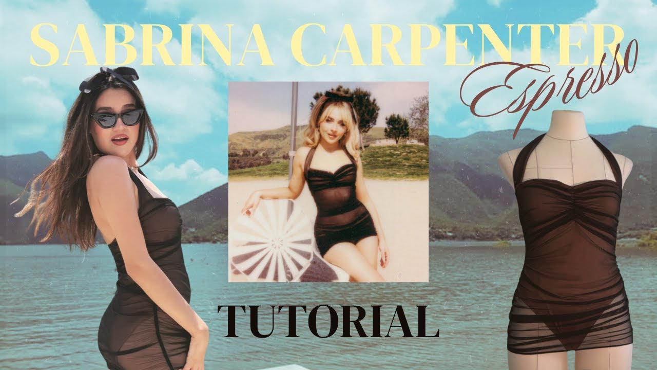 TUTORIAL Traje de baño completo. ESPRESSO DIY☕🤎Sabrina Carpenter - YouTube