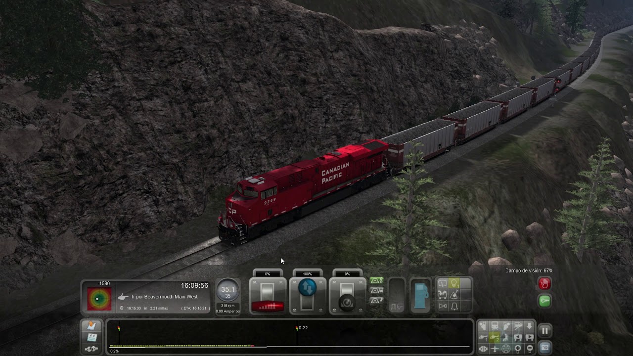 Train Simulator 2021 Canadian Mountain Passes ES44AC - YouTube
